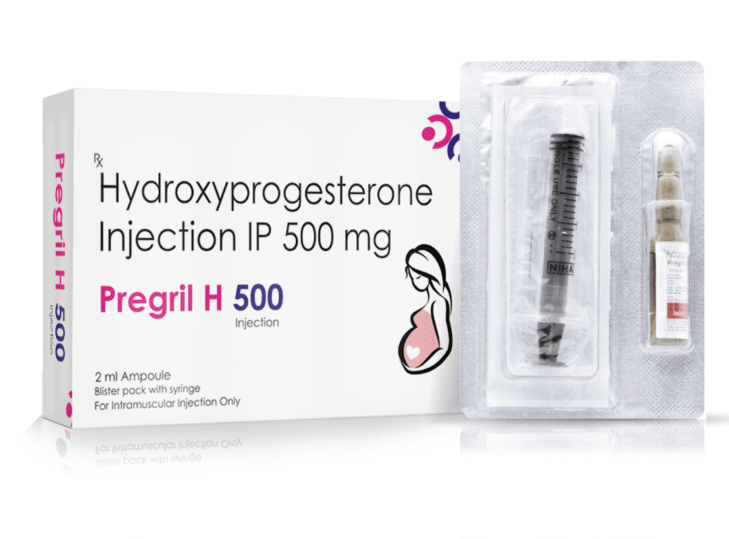 Hydroxyprogesterone Injection IP 500 Mg - Pregril H 500
